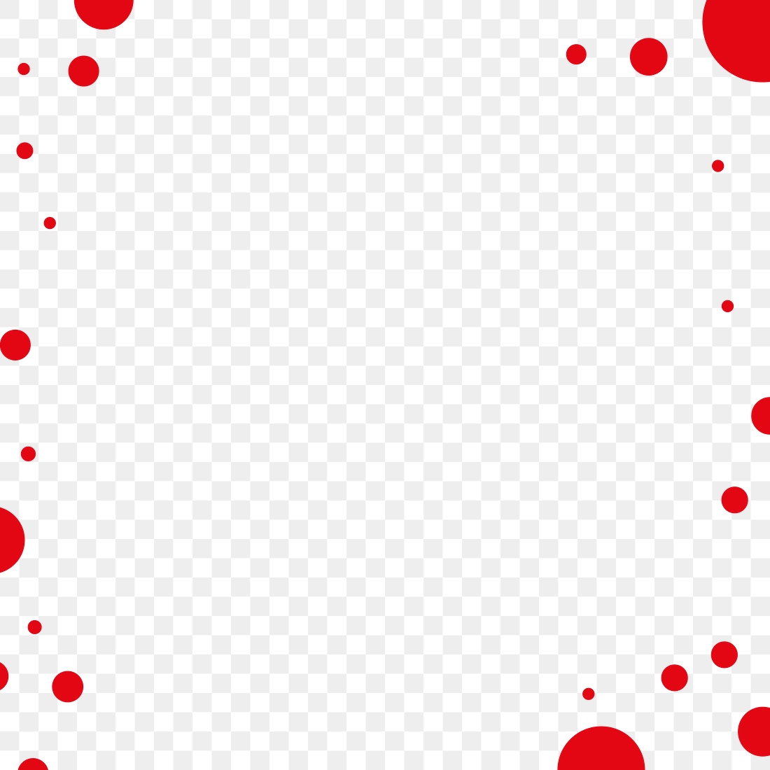 Red circle patterned frame design | Premium PNG - rawpixel
