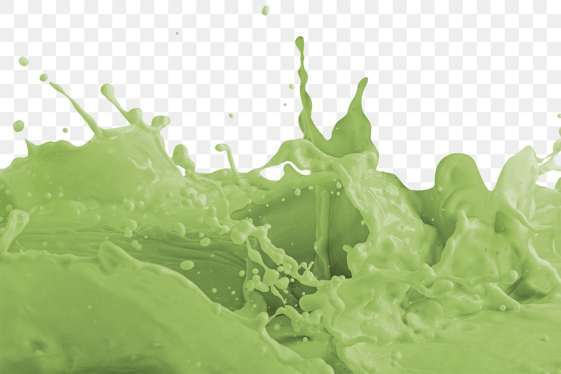 Fresh milk green tea splashing | Premium PNG Sticker - rawpixel