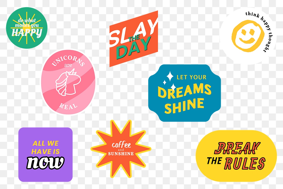 Vintage word sticker badge png | Premium PNG - rawpixel