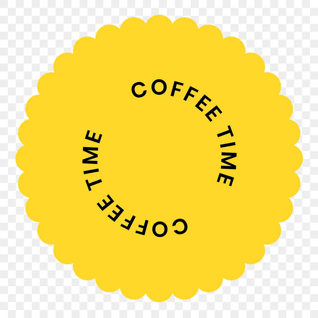 Png coffee time text label | Premium PNG Sticker - rawpixel