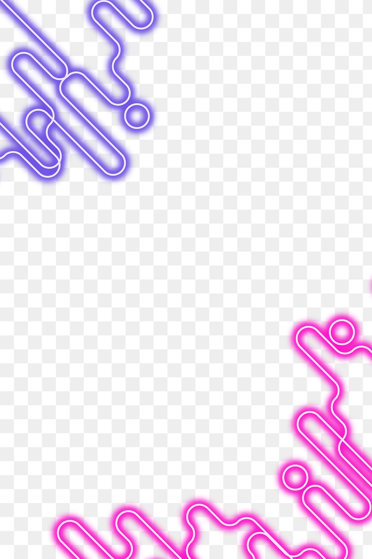 Pink and purple neon abstract | Premium PNG - rawpixel