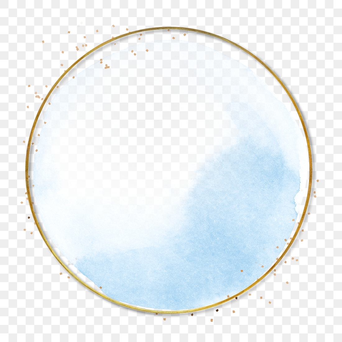 Gold round frame design element | Premium PNG - rawpixel