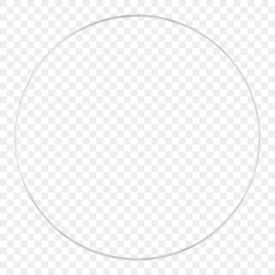 Silver round frame design element | Premium PNG - rawpixel