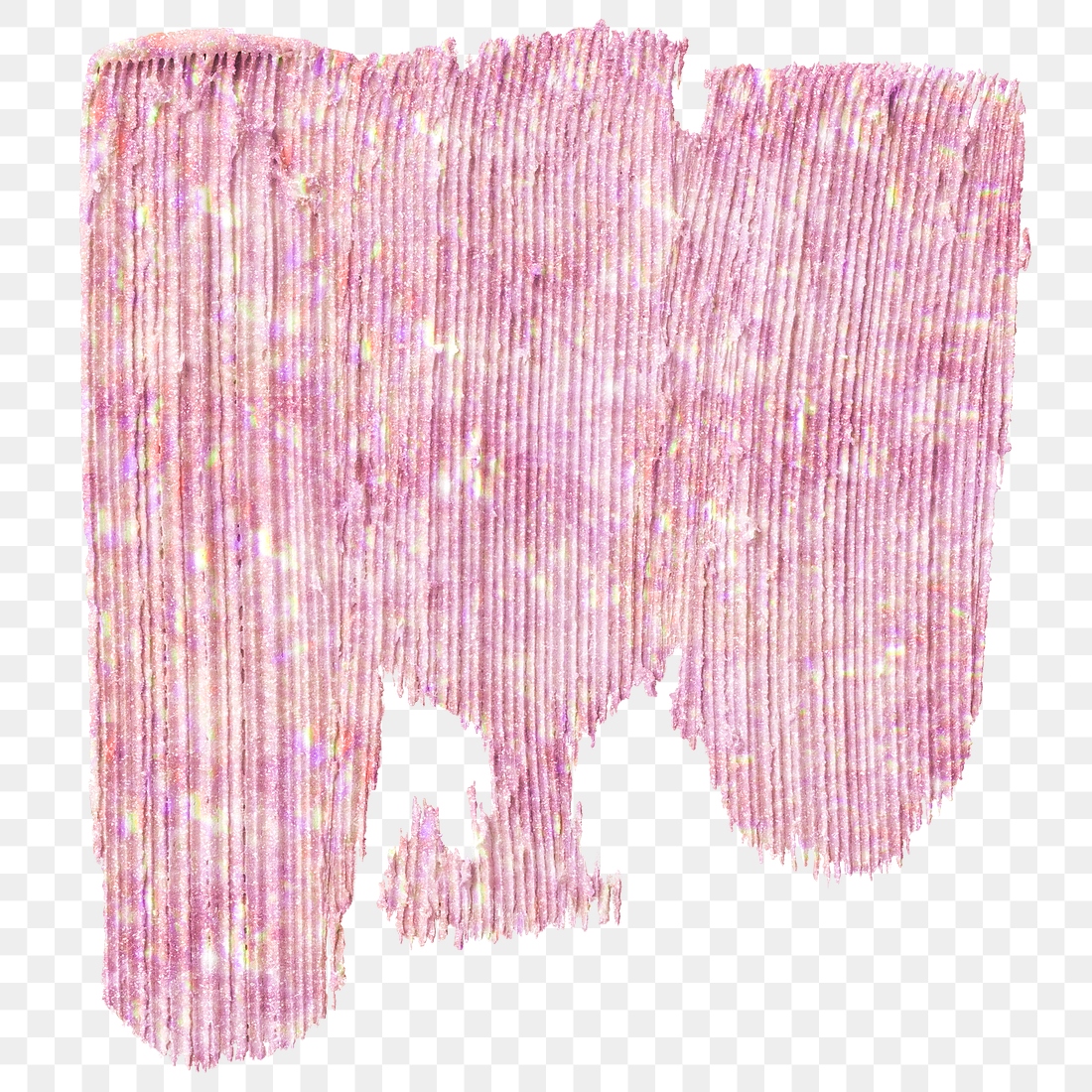 Pink glitter png sticker brush | Premium PNG Sticker - rawpixel