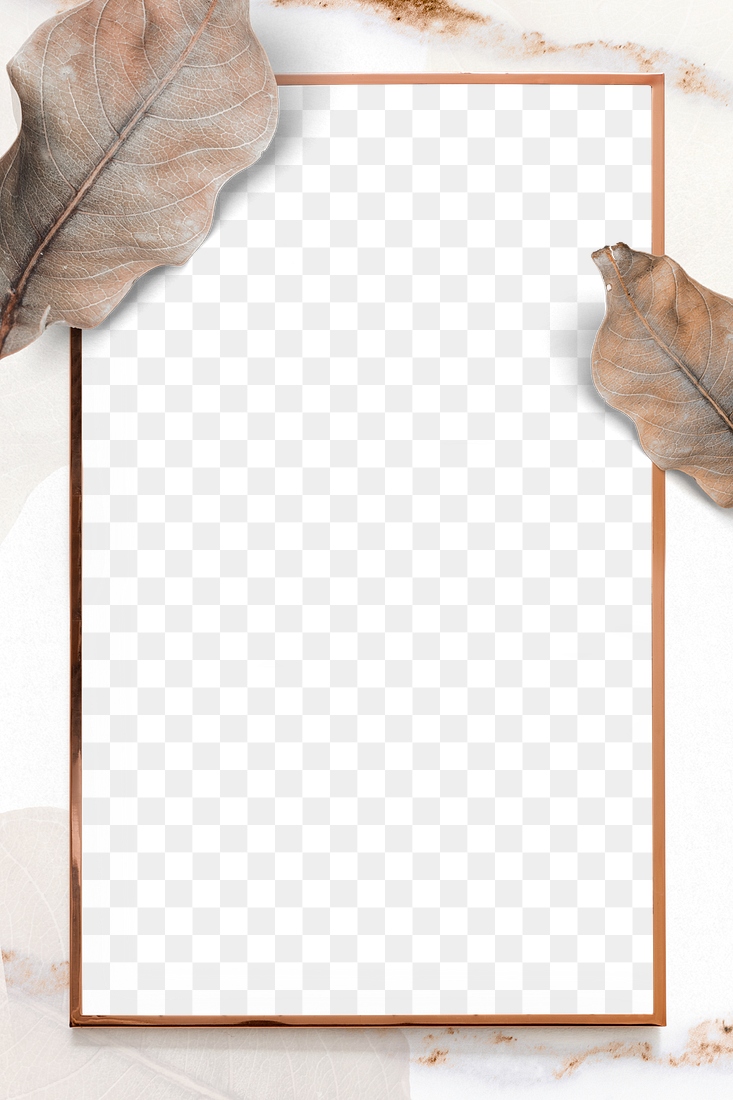 Earth tone floral frame png | Premium PNG - rawpixel