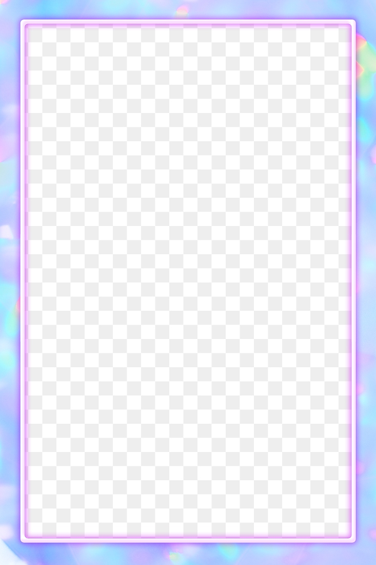 Pink neon frame png glittery | Premium PNG - rawpixel