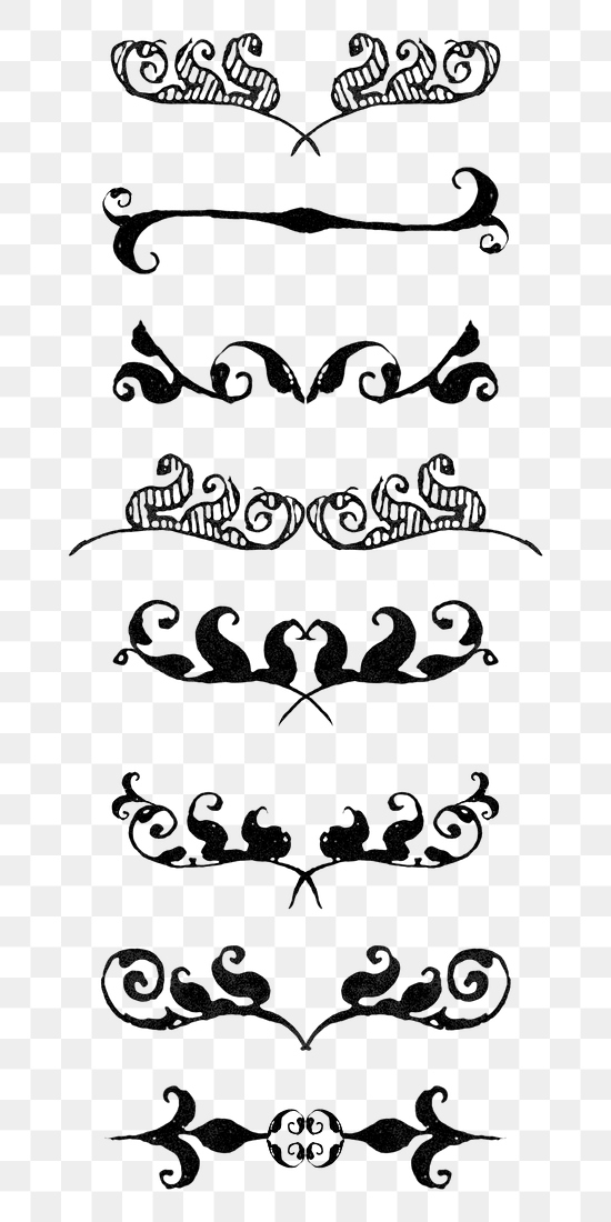 Vintage separator divider png ornamental | Premium PNG - rawpixel