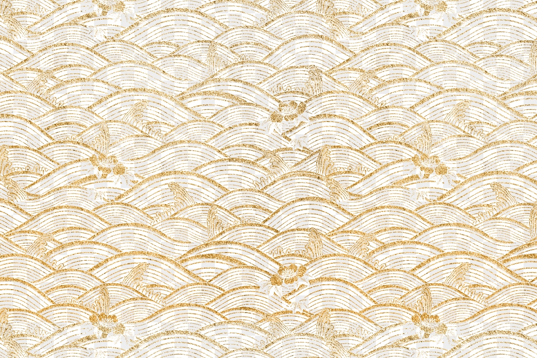 Png gold wave Chinese art | Premium PNG - rawpixel