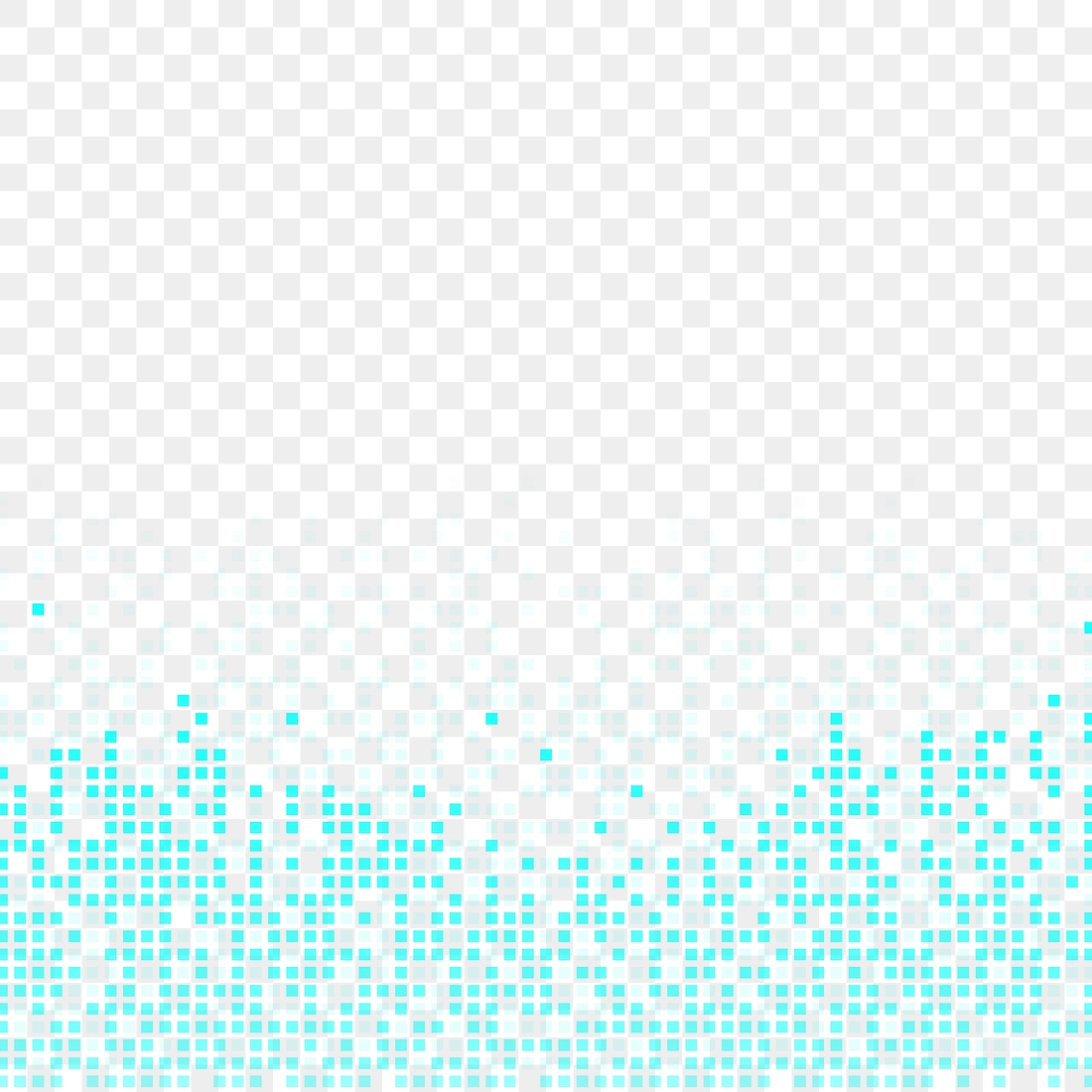 Teal abstract pixel pattern png | Premium PNG - rawpixel