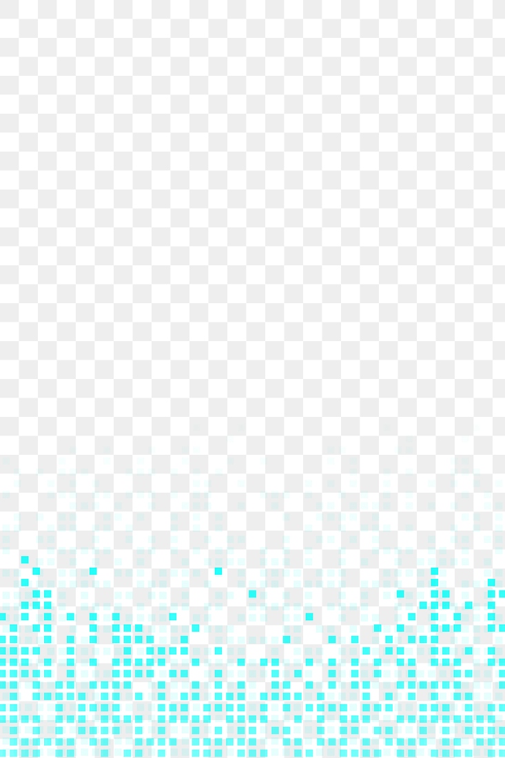 Teal abstract pixel pattern png | Premium PNG - rawpixel