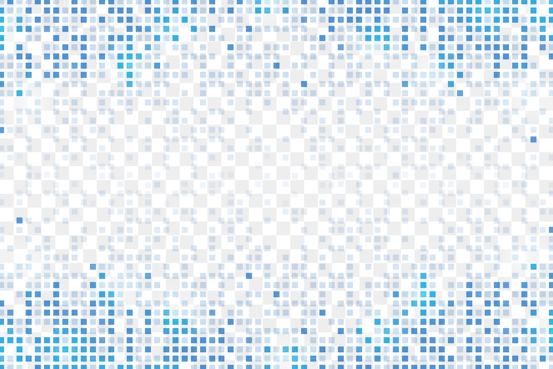 Blue abstract pixel rain png | Premium PNG - rawpixel
