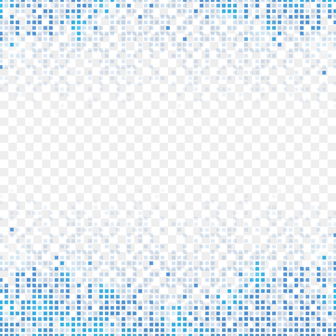 Blue abstract pixel rain png | Premium PNG - rawpixel