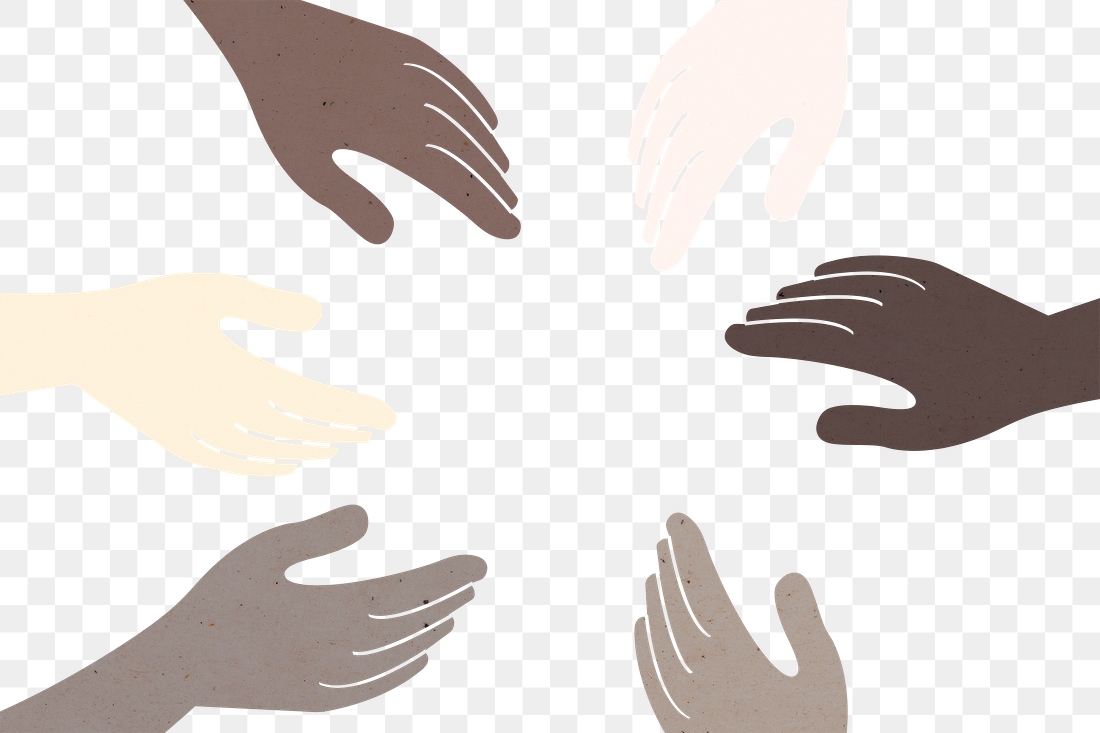 Png diverse united hands illustrations | Premium PNG - rawpixel