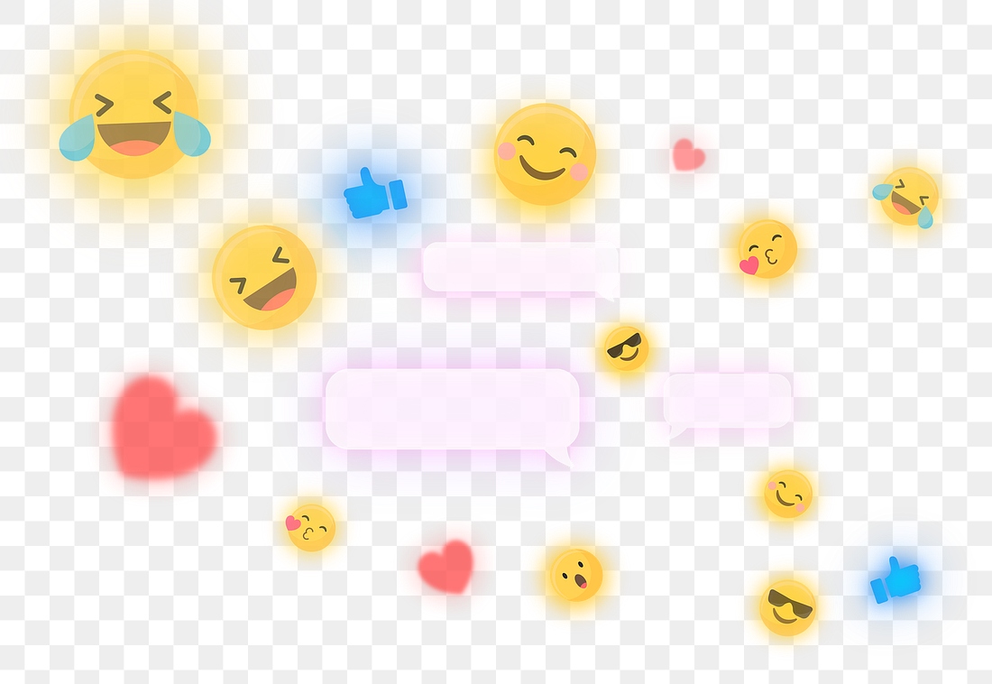 Cute emoticons png empty text | Premium PNG Sticker - rawpixel