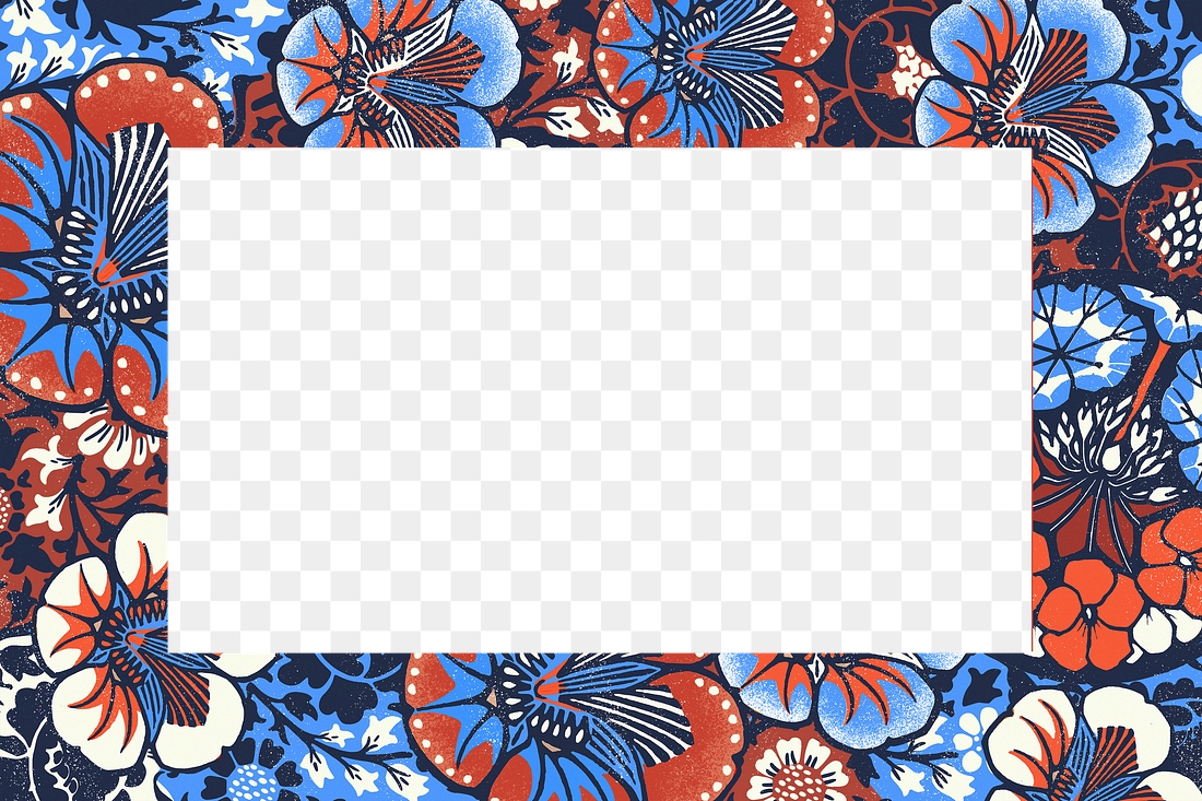 Vintage frame png batik pattern, | Premium PNG - rawpixel