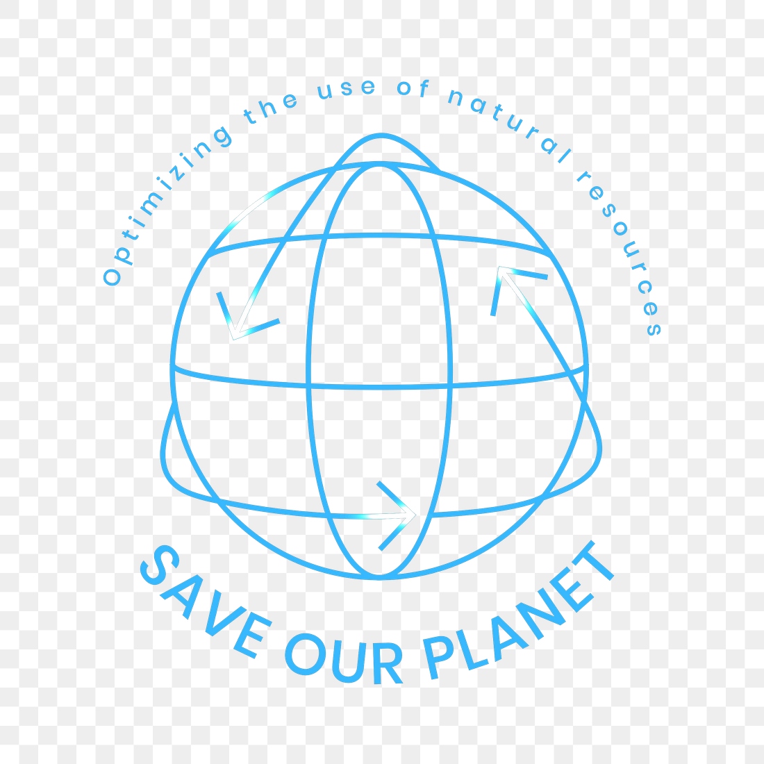 Global environmental logo png save | Premium PNG Sticker - rawpixel