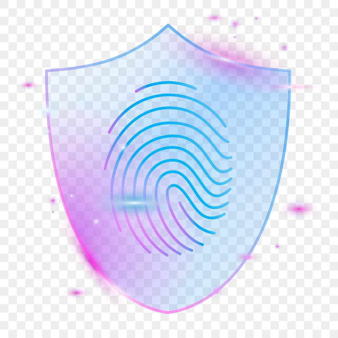 Fingerprint biometric scan png cyber | Premium PNG Sticker - rawpixel
