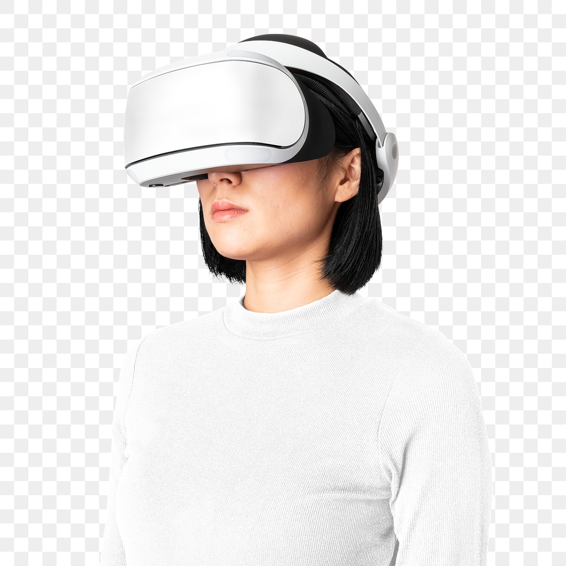 Woman png VR glasses entertainment | Premium PNG - rawpixel