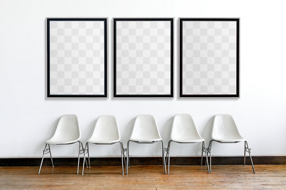 Frame mockups png row wall | Premium PNG - rawpixel
