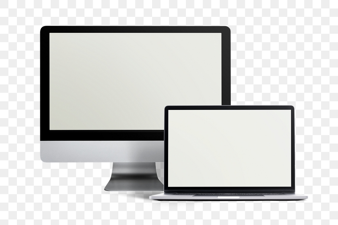 Desktop and laptop screen computer | Premium PNG Sticker - rawpixel