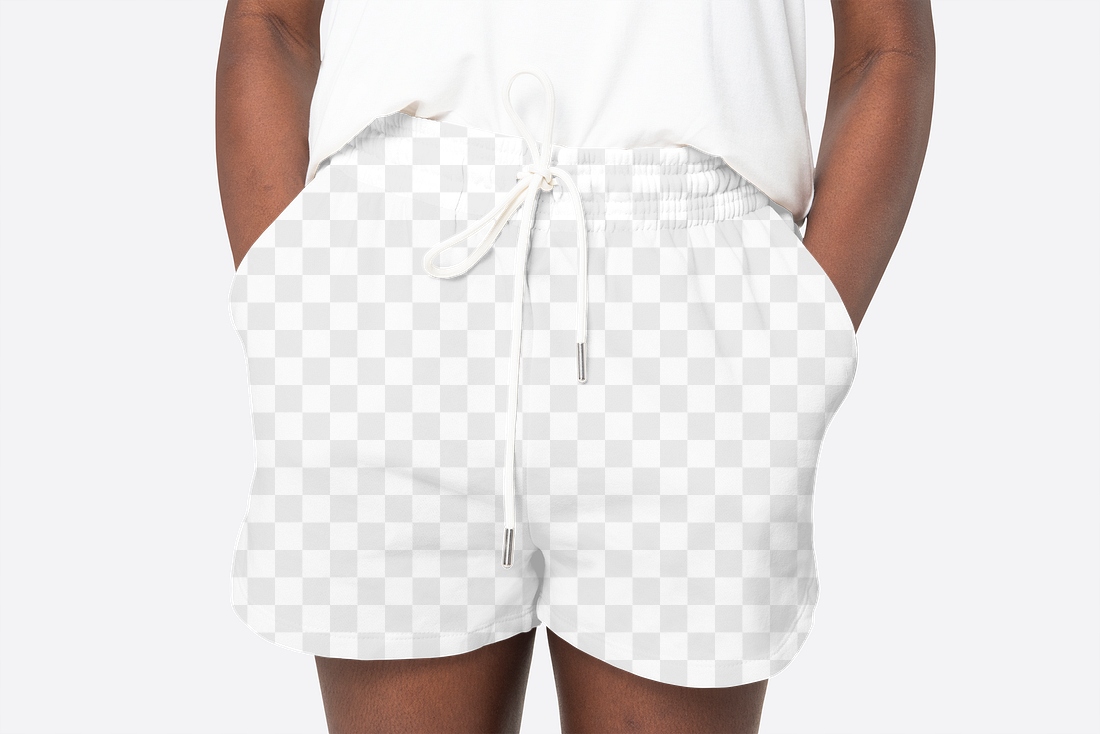 Png women’s shorts mockup transparent | Premium PNG - rawpixel