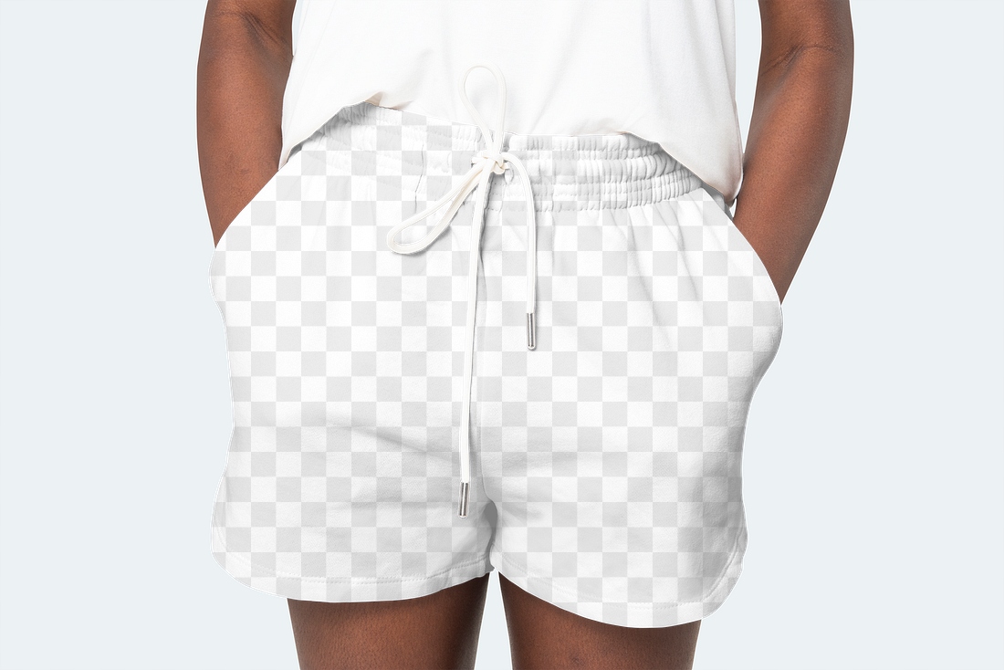 Png women’s shorts mockup transparent | Premium PNG - rawpixel