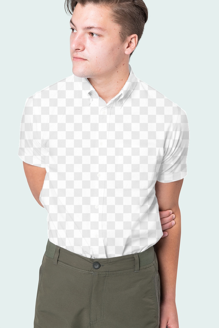 Png men’s shirt transparent mockup | Premium PNG - rawpixel