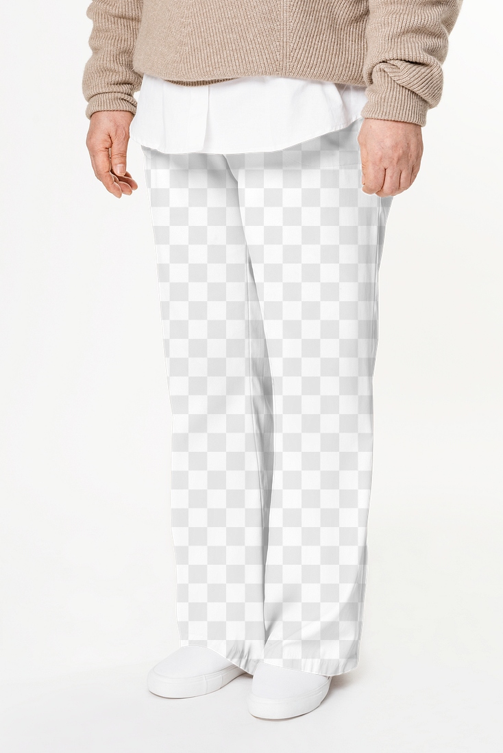 Loose pants png mockup transparent | Premium PNG - rawpixel