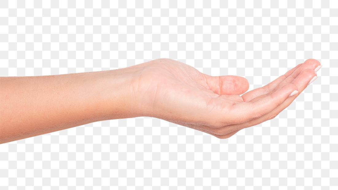 Cupped hand gesture png mockup | Premium PNG Sticker - rawpixel