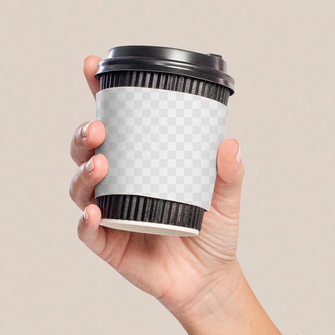 Coffee cup sleeve png mockup | Premium PNG - rawpixel