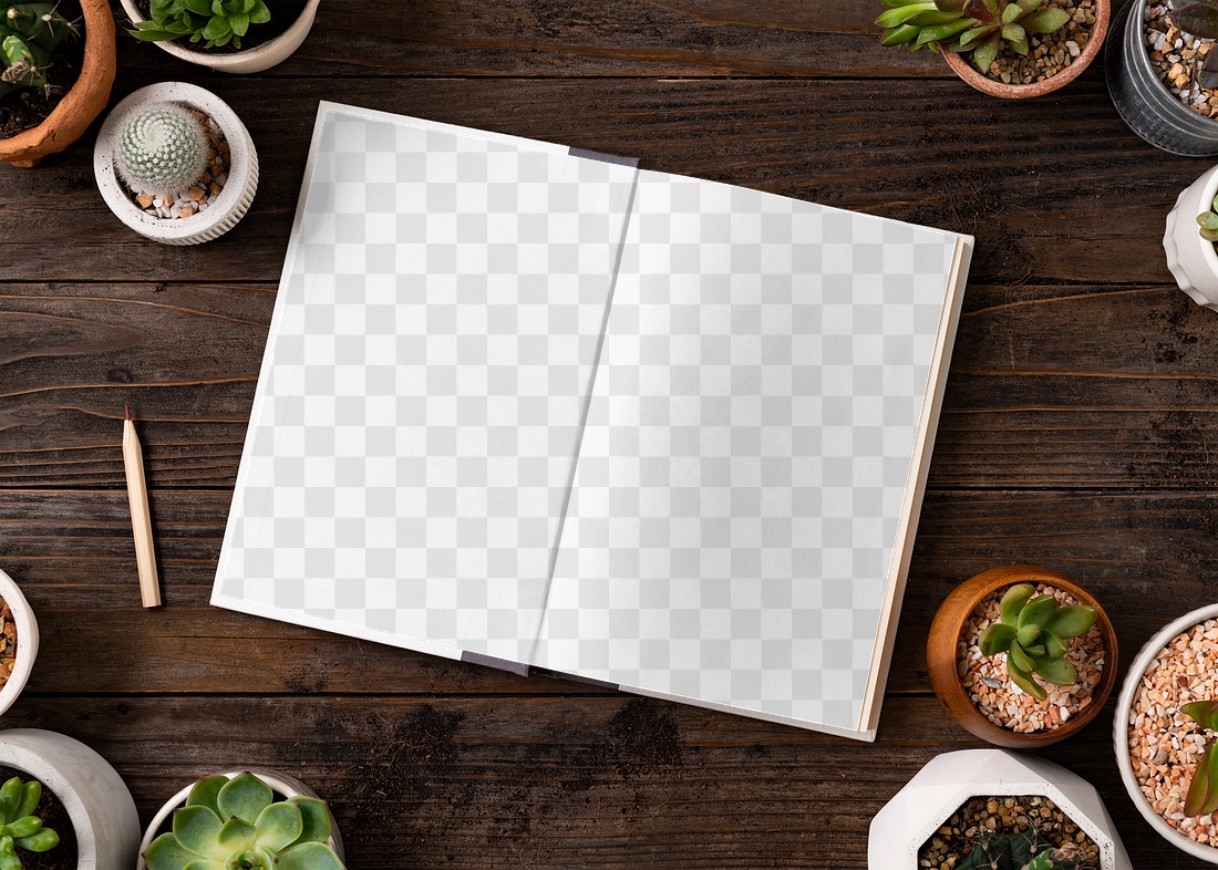 Book png mockup wooden table | Premium PNG - rawpixel
