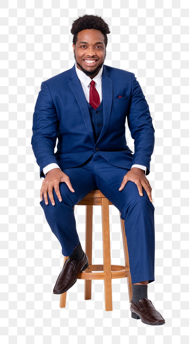 Png Successful businessman sitting mockup | Premium PNG Sticker - rawpixel