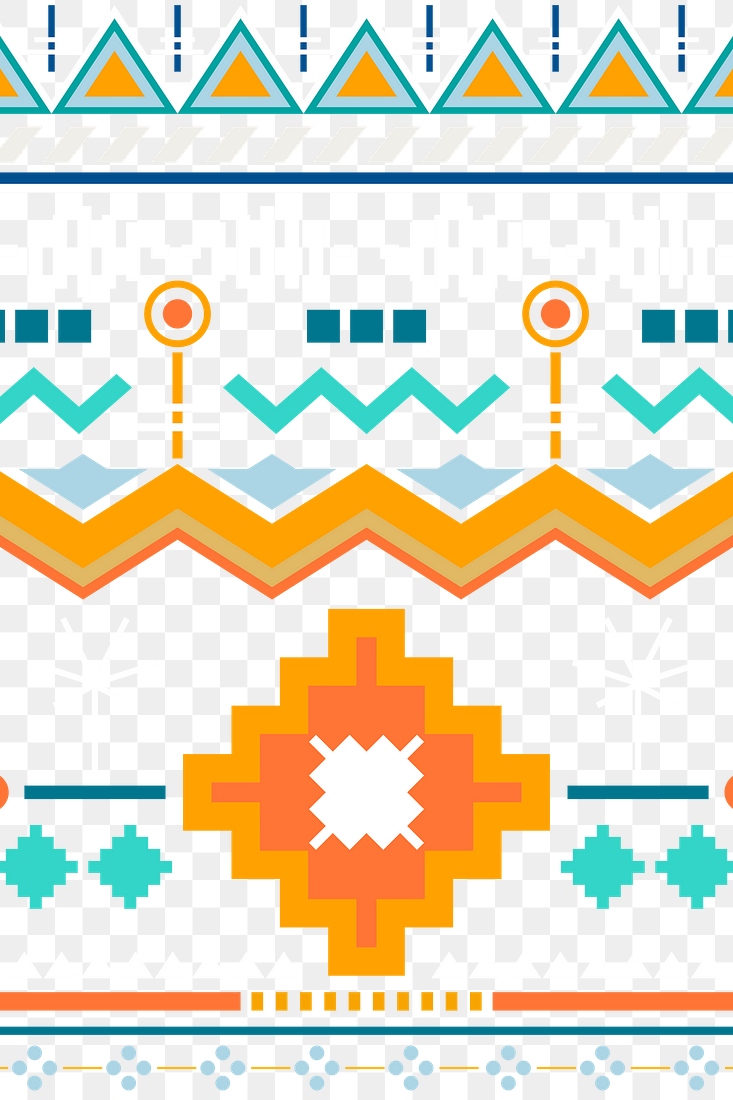 Ethnic pattern png, transparent background, | Premium PNG - rawpixel