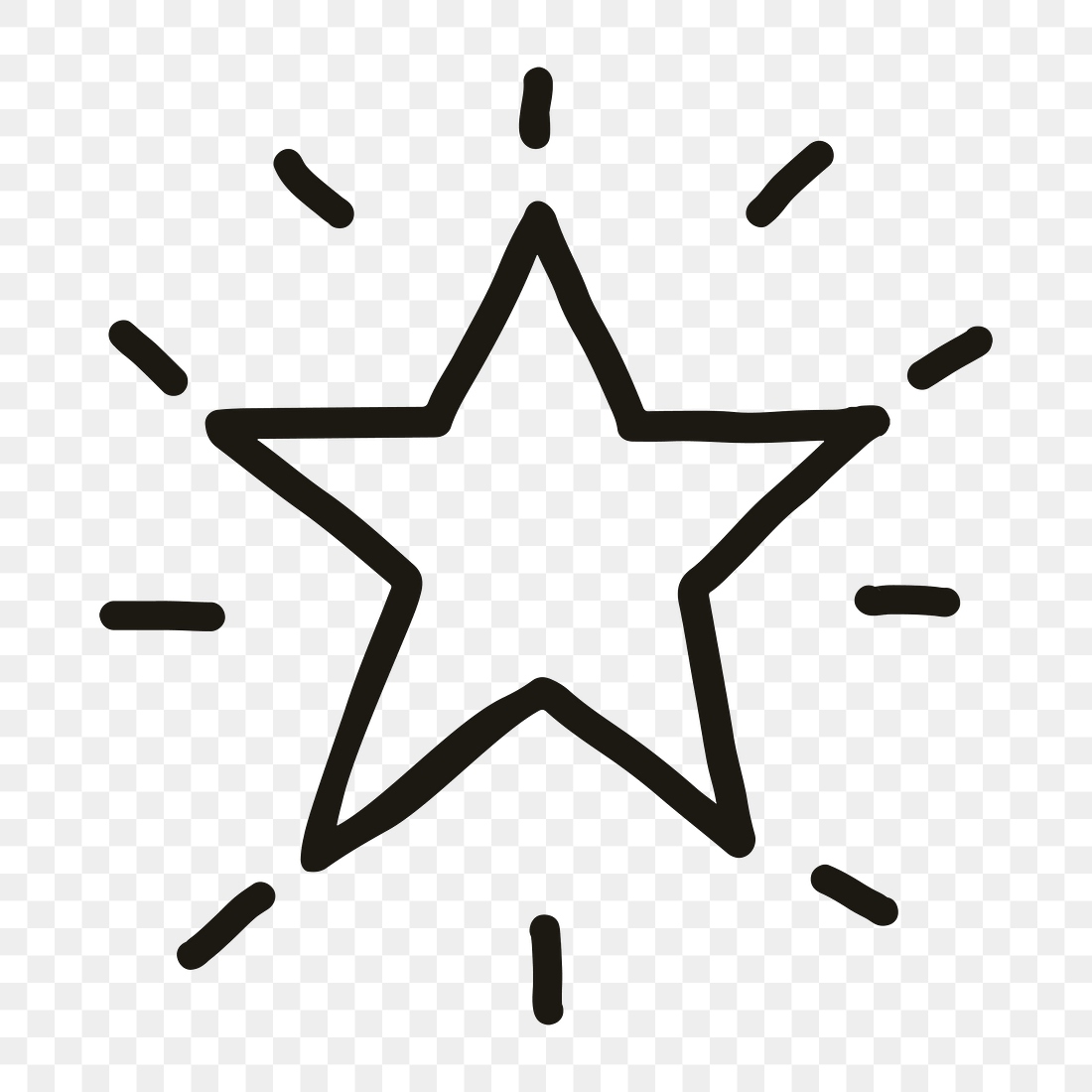 Png sparkling stars icon doodle | Premium PNG Sticker - rawpixel