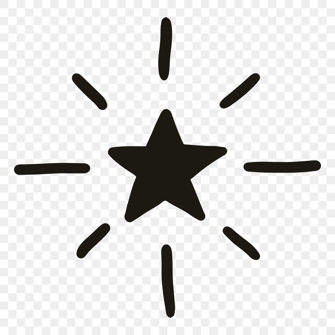 Png sparkling stars icon doodle | Premium PNG Sticker - rawpixel