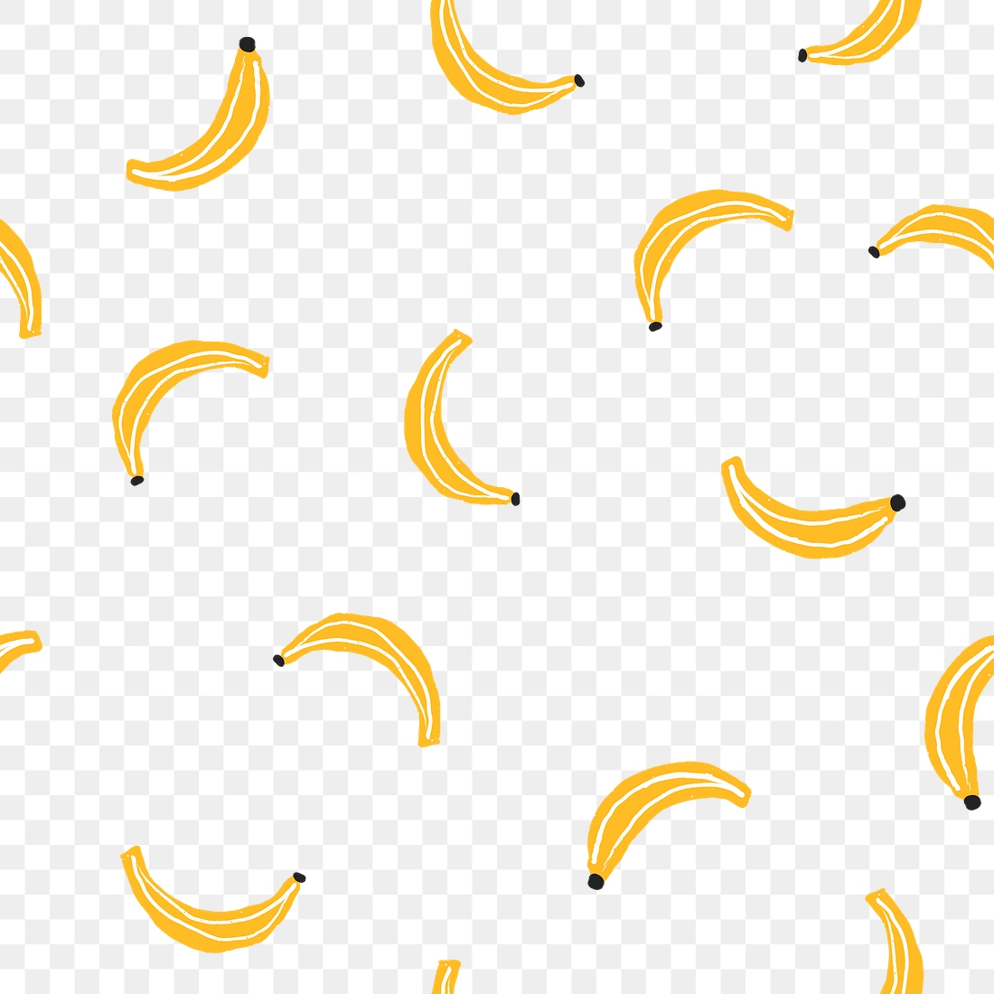 Banana pattern PNG, cute fruit | Premium PNG - rawpixel
