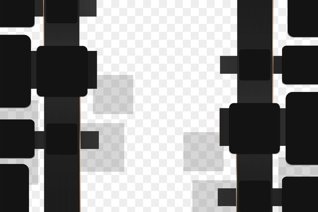 Geometric border frame png black | Premium PNG - rawpixel