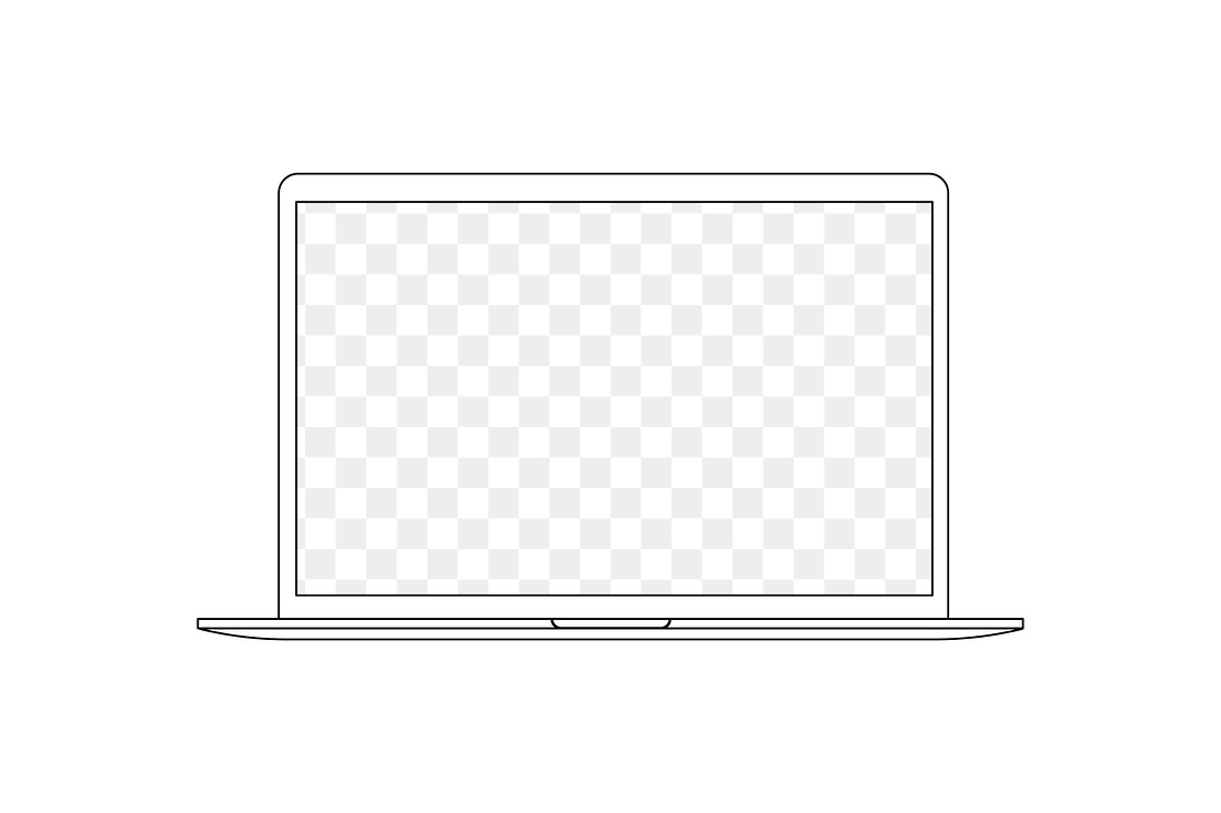 Laptop transparent screen png mockup, | Premium PNG - rawpixel