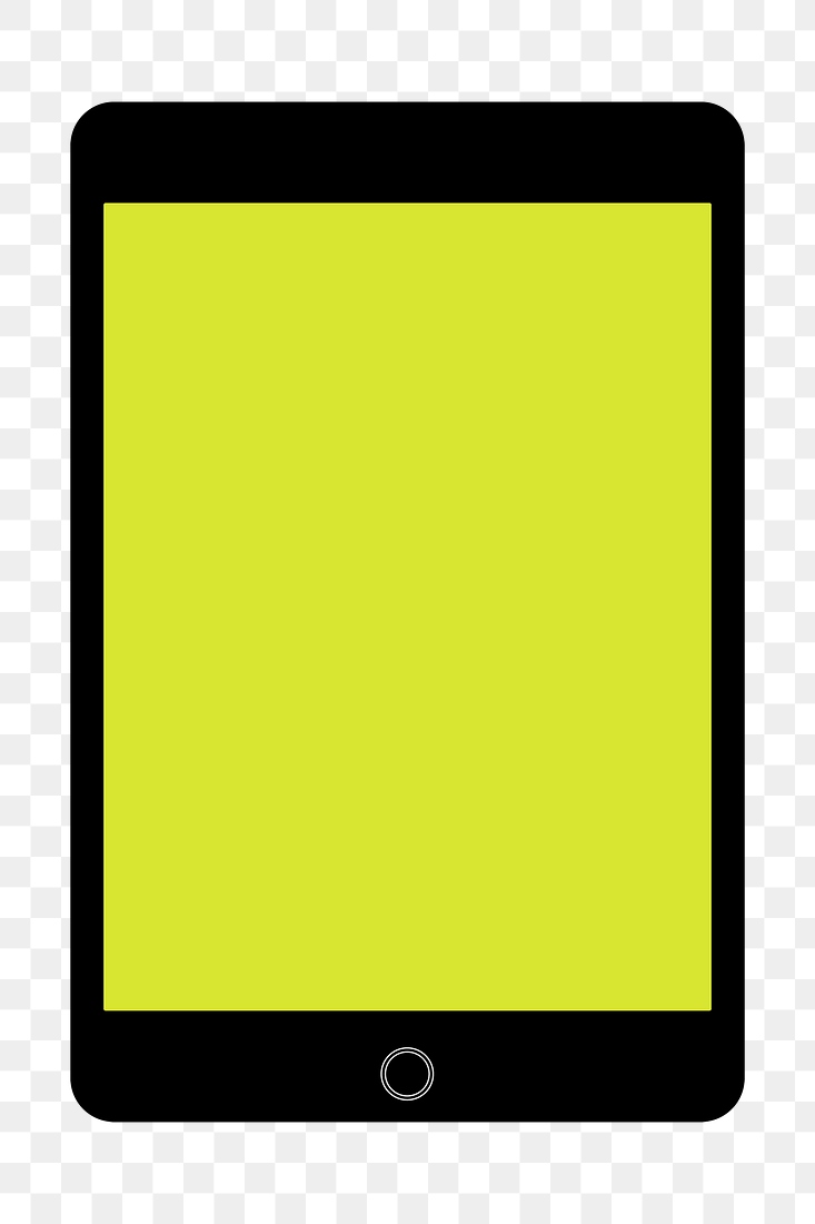 iPad, green screen png sticker, | Premium PNG Sticker - rawpixel