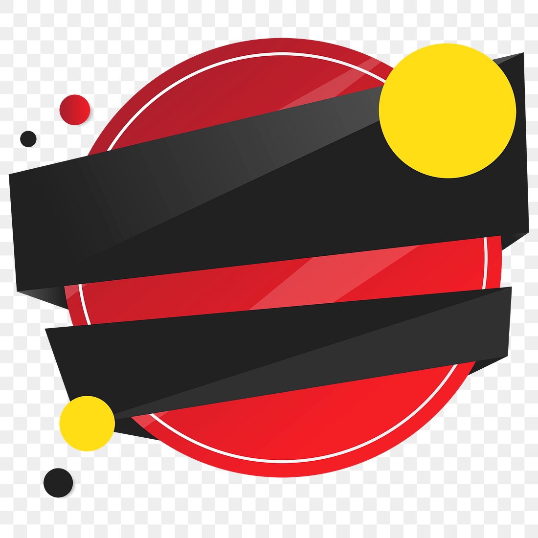 Badge png sticker, red transparent | Premium PNG - rawpixel