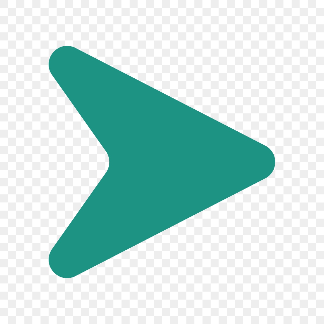 Dash arrow png icon, green | Premium Icons Sticker - rawpixel