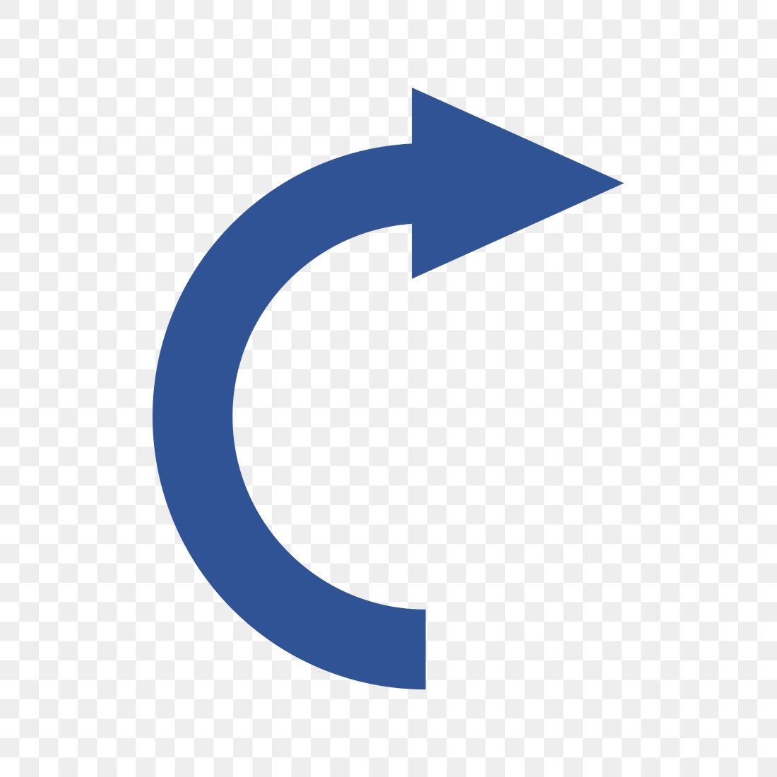 Circle arrow png icon, blue | Premium Icons Sticker - rawpixel