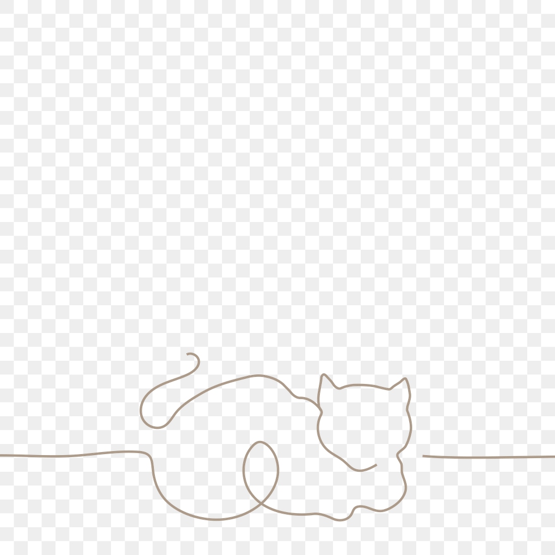 Minimal cat border png, transparent | Premium PNG - rawpixel