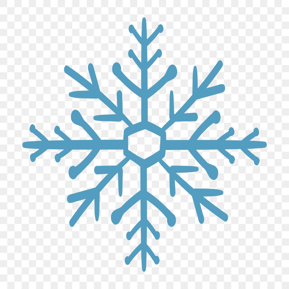 Winter snowflake png sticker, Christmas | Premium PNG Sticker - rawpixel