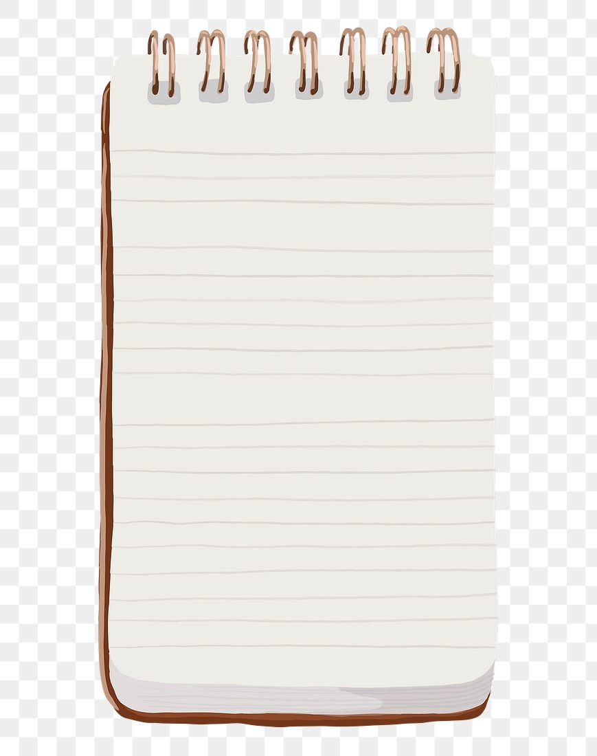 Notepad png stationery sticker, cute | Premium PNG Sticker - rawpixel