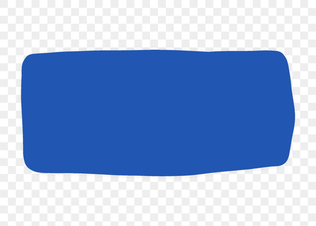 Blue rectangle png shape sticker, | Premium PNG Sticker - rawpixel