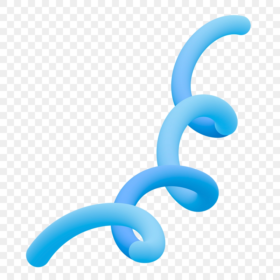 Blue squiggle png sticker collage | Premium PNG Sticker - rawpixel