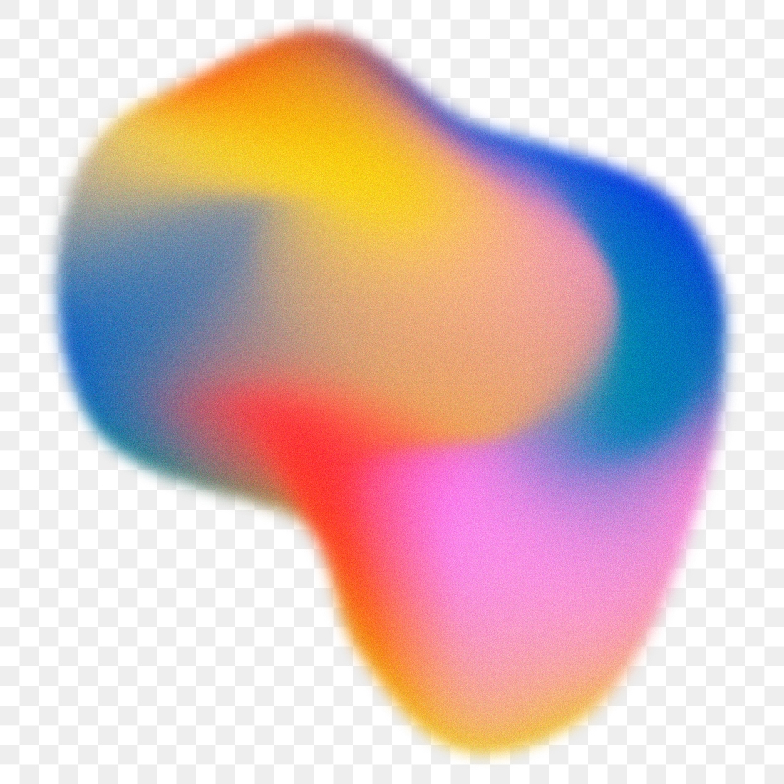 Blob shape png sticker, abstract | Premium PNG Sticker - rawpixel