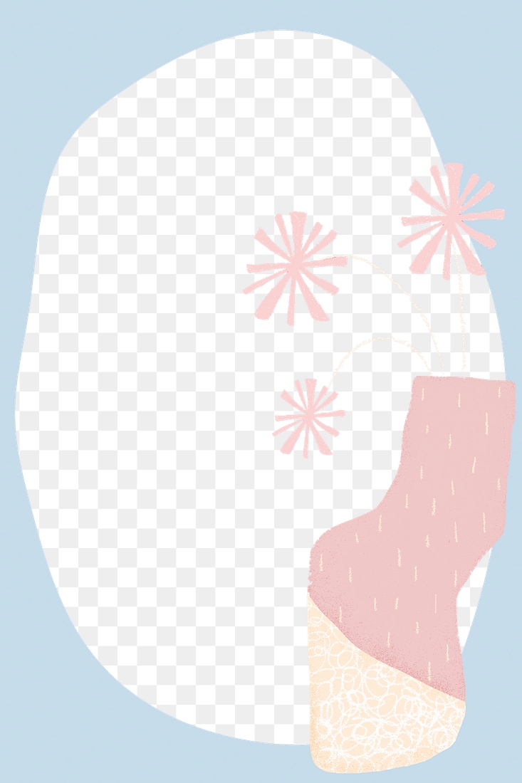 Cute blue png frame sticker, | Free PNG - rawpixel