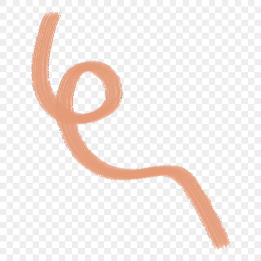 Brown squiggle png sticker, transparent | Premium PNG - rawpixel